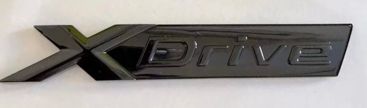 BMW XDrive Black Replacement Badge