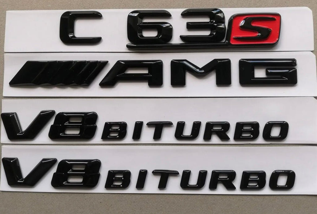 Mercedes W205 C63/C63s Black Badge Package (WITH FRONT GRILLE STAR ...