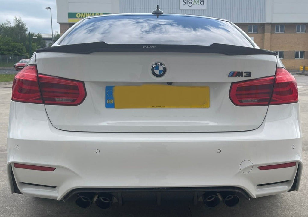 BMW M3/F80/F30 3 Series Carbon Fibre V Style Spoiler – KITS UK